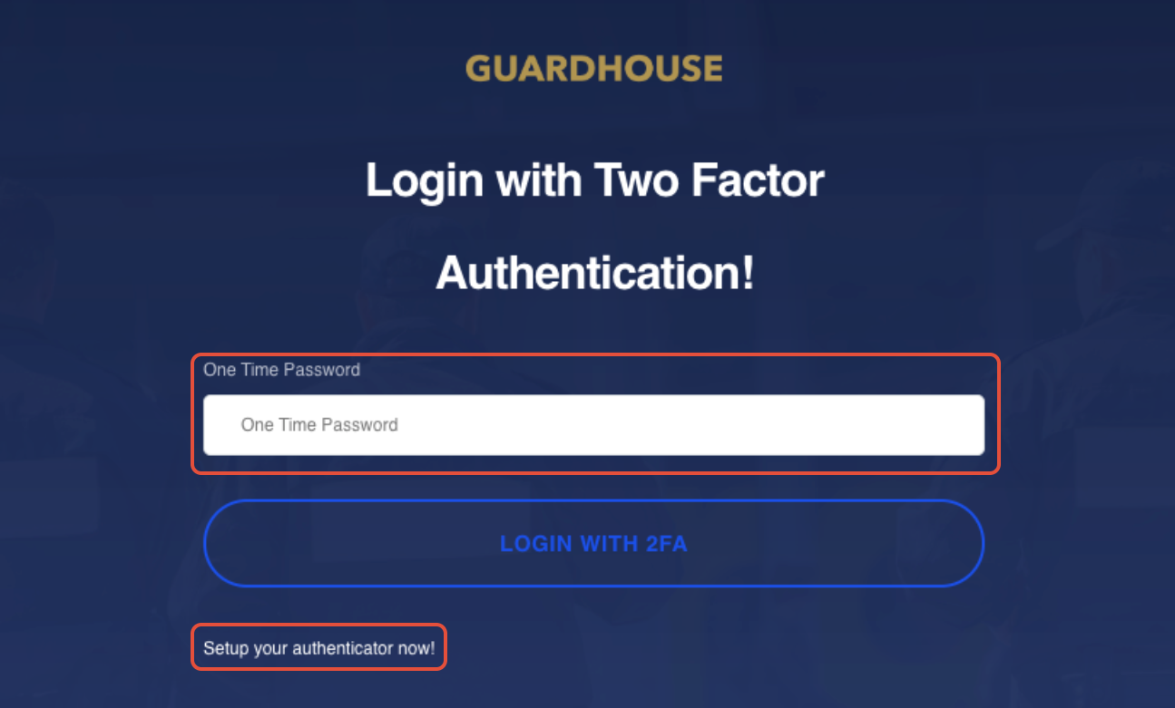 Two-Factor Authentication for Managers and Admin (web only)